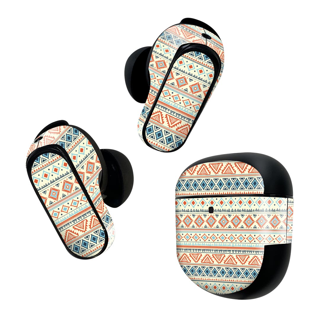 製品名 Bose QuietComfort Earbuds II 専用デザインスキンシール セット内容 Bose QuietComfort Earbuds II 専用シール　イヤホン（左右）3枚、充電ケース用シール 1枚AirPods第3世...