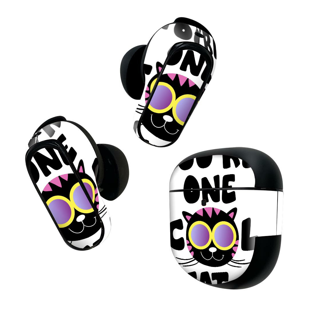 製品名 Bose QuietComfort Earbuds II 専用デザインスキンシール セット内容 Bose QuietComfort Earbuds II 専用シール　イヤホン（左右）3枚、充電ケース用シール 1枚AirPods第3世...