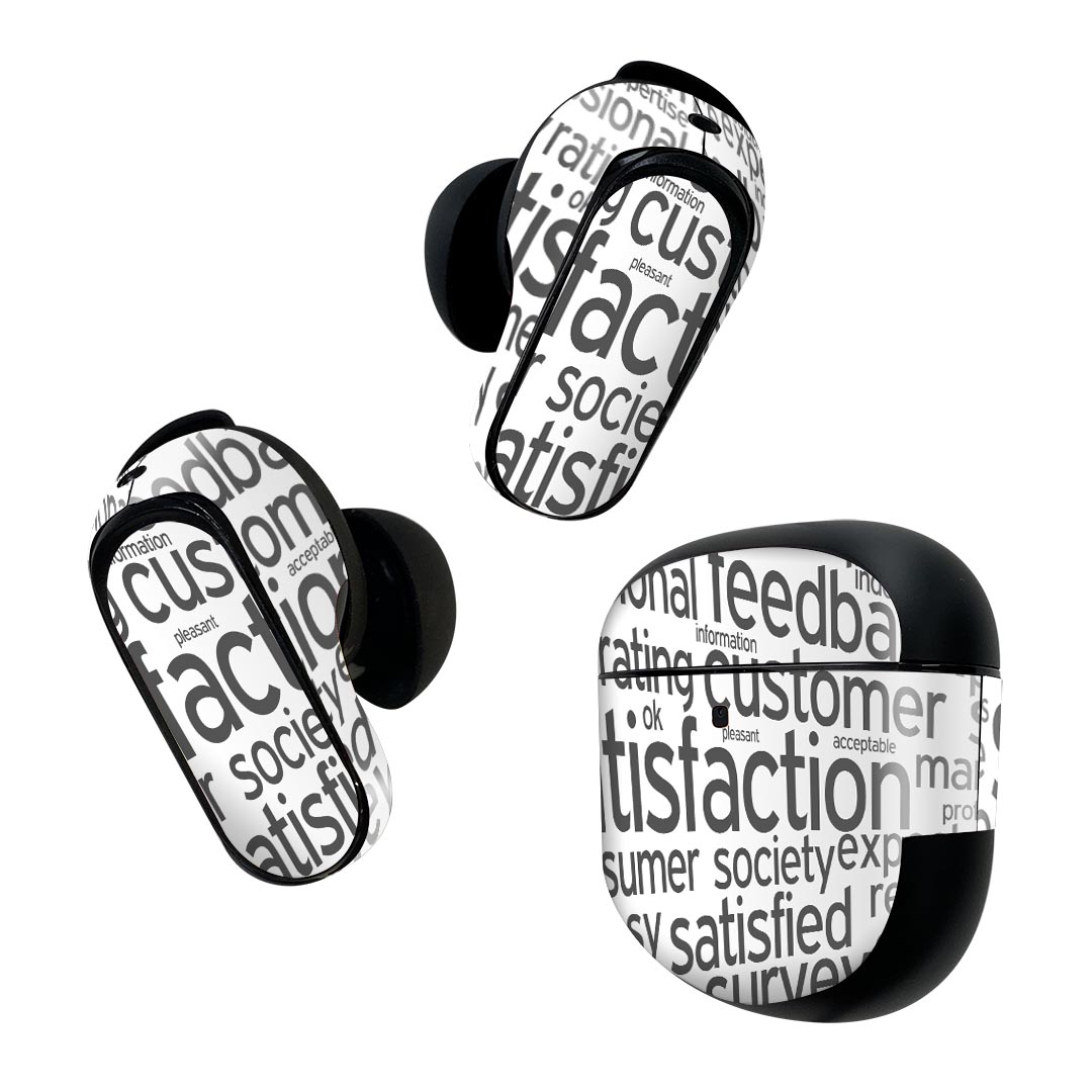 製品名 Bose QuietComfort Earbuds II 専用デザインスキンシール セット内容 Bose QuietComfort Earbuds II 専用シール　イヤホン（左右）3枚、充電ケース用シール 1枚AirPods第3世...