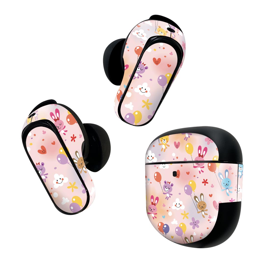 製品名 Bose QuietComfort Earbuds II 専用デザインスキンシール セット内容 Bose QuietComfort Earbuds II 専用シール　イヤホン（左右）3枚、充電ケース用シール 1枚AirPods第3世...