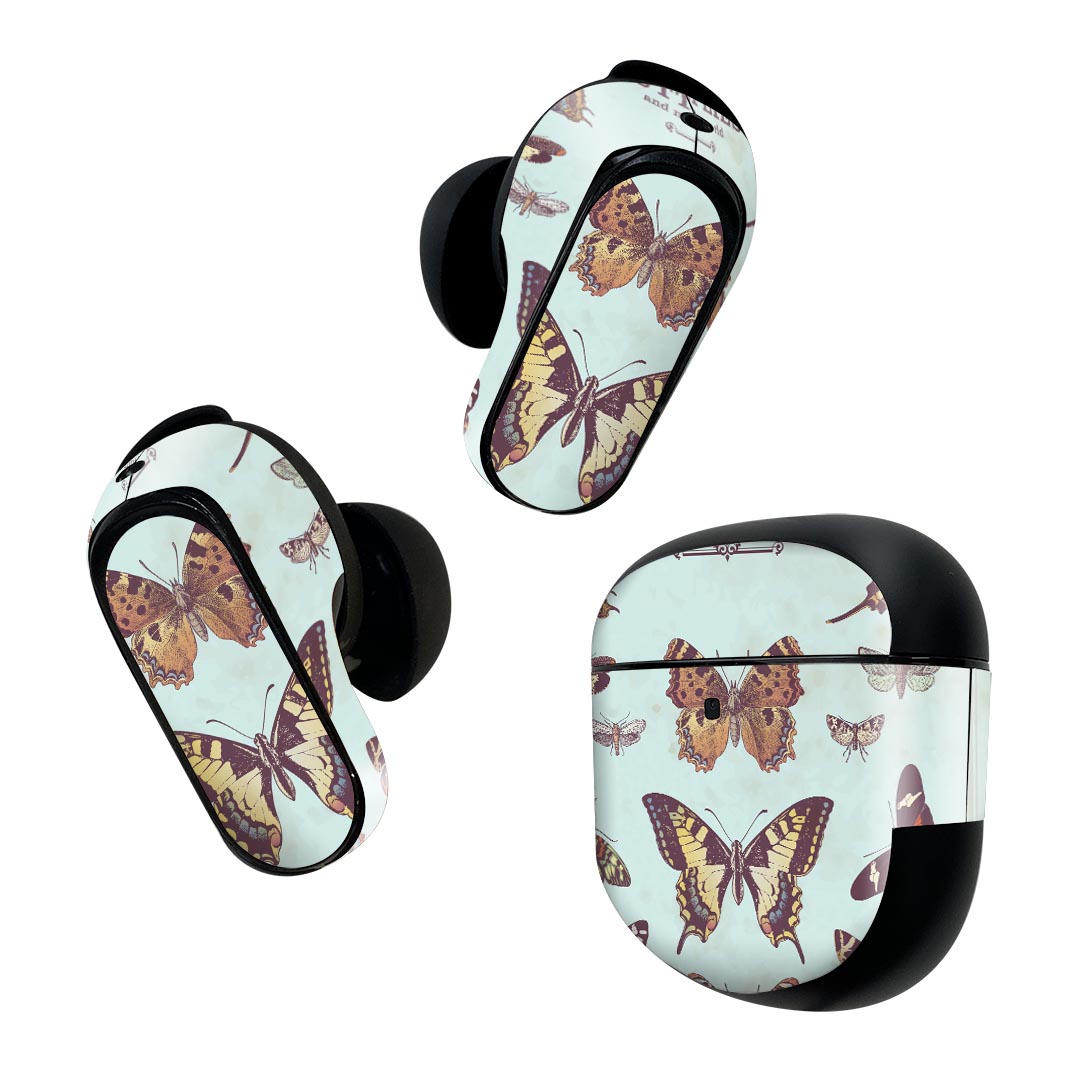 製品名 Bose QuietComfort Earbuds II 専用デザインスキンシール セット内容 Bose QuietComfort Earbuds II 専用シール　イヤホン（左右）3枚、充電ケース用シール 1枚AirPods第3世...