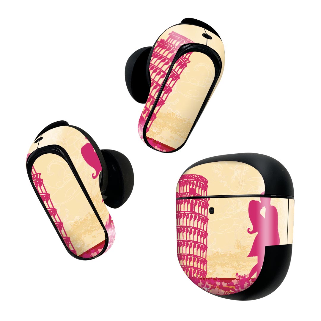 製品名 Bose QuietComfort Earbuds II 専用デザインスキンシール セット内容 Bose QuietComfort Earbuds II 専用シール　イヤホン（左右）3枚、充電ケース用シール 1枚AirPods第3世...