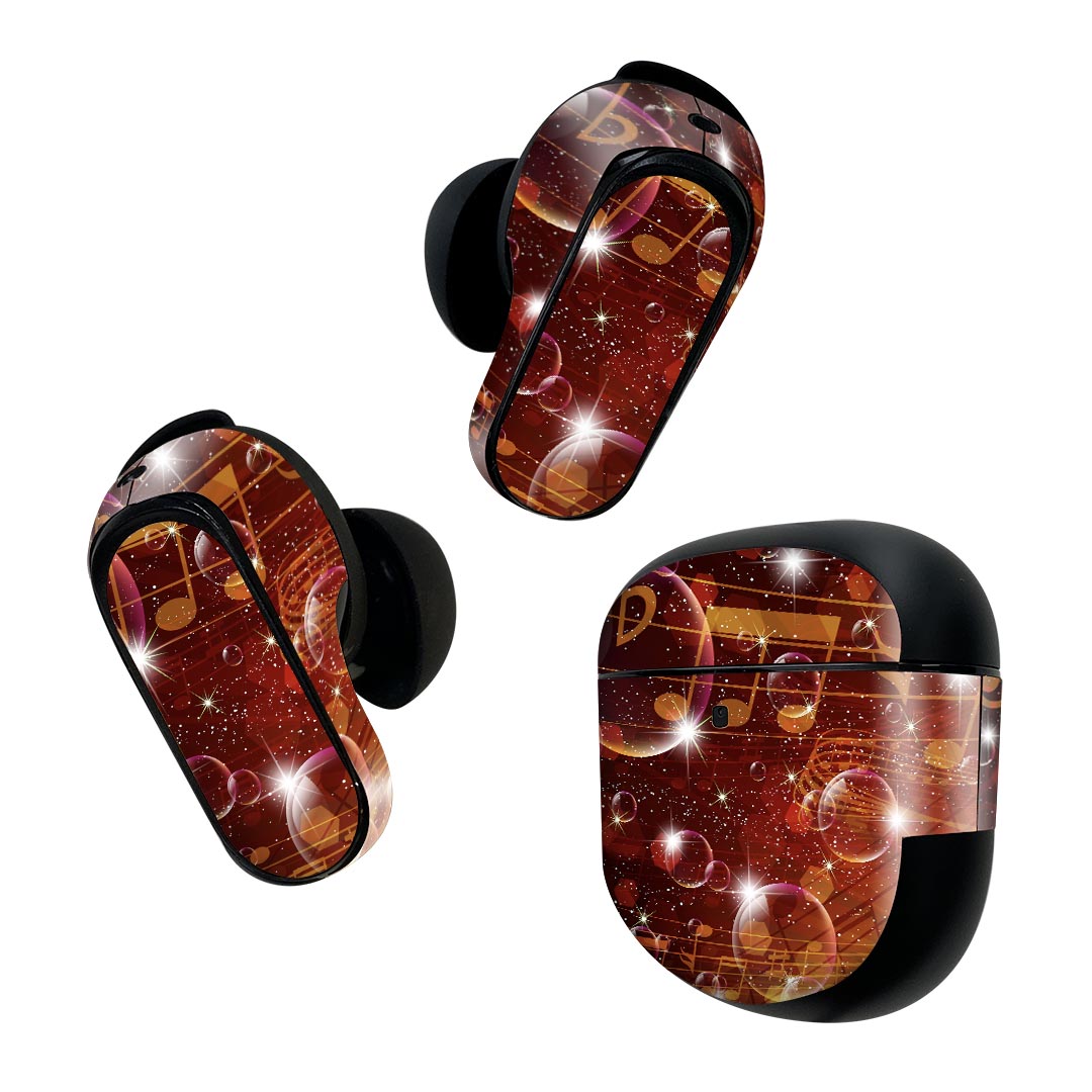 製品名 Bose QuietComfort Earbuds II 専用デザインスキンシール セット内容 Bose QuietComfort Earbuds II 専用シール　イヤホン（左右）3枚、充電ケース用シール 1枚AirPods第3世...