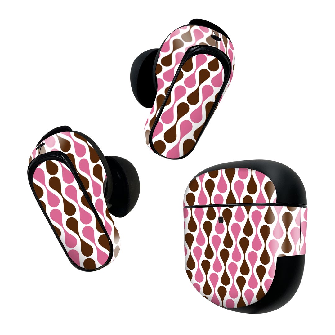 製品名 Bose QuietComfort Earbuds II 専用デザインスキンシール セット内容 Bose QuietComfort Earbuds II 専用シール　イヤホン（左右）3枚、充電ケース用シール 1枚AirPods第3世...