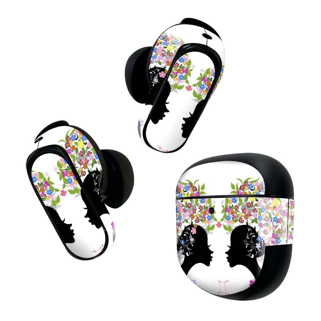製品名 Bose QuietComfort Earbuds II 専用デザインスキンシール セット内容 Bose QuietComfort Earbuds II 専用シール　イヤホン（左右）3枚、充電ケース用シール 1枚AirPods第3世...