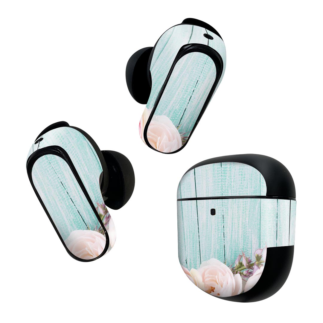 製品名 Bose QuietComfort Earbuds II 専用デザインスキンシール セット内容 Bose QuietComfort Earbuds II 専用シール　イヤホン（左右）3枚、充電ケース用シール 1枚AirPods第3世...