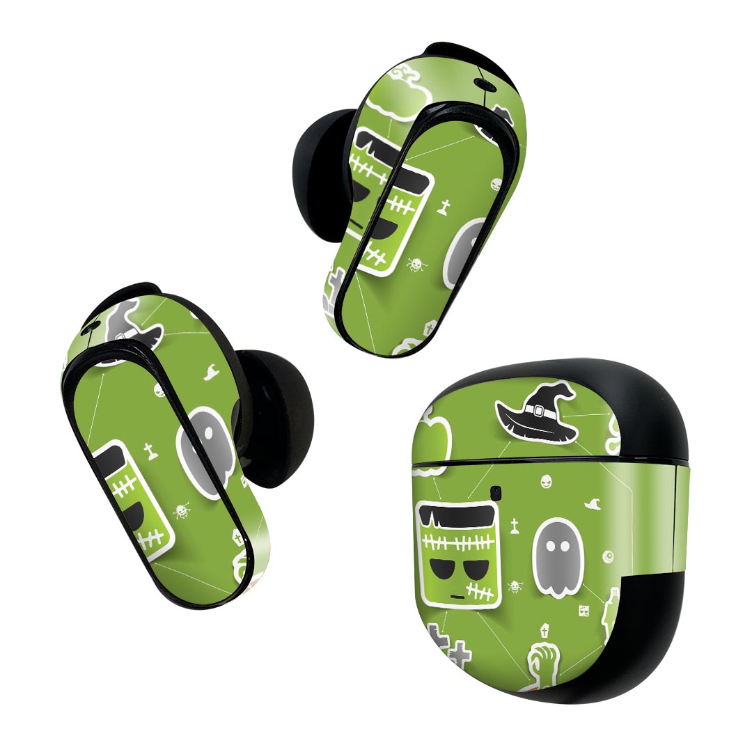 製品名 Bose QuietComfort Earbuds II 専用デザインスキンシール セット内容 Bose QuietComfort Earbuds II 専用シール　イヤホン（左右）3枚、充電ケース用シール 1枚AirPods第3世...