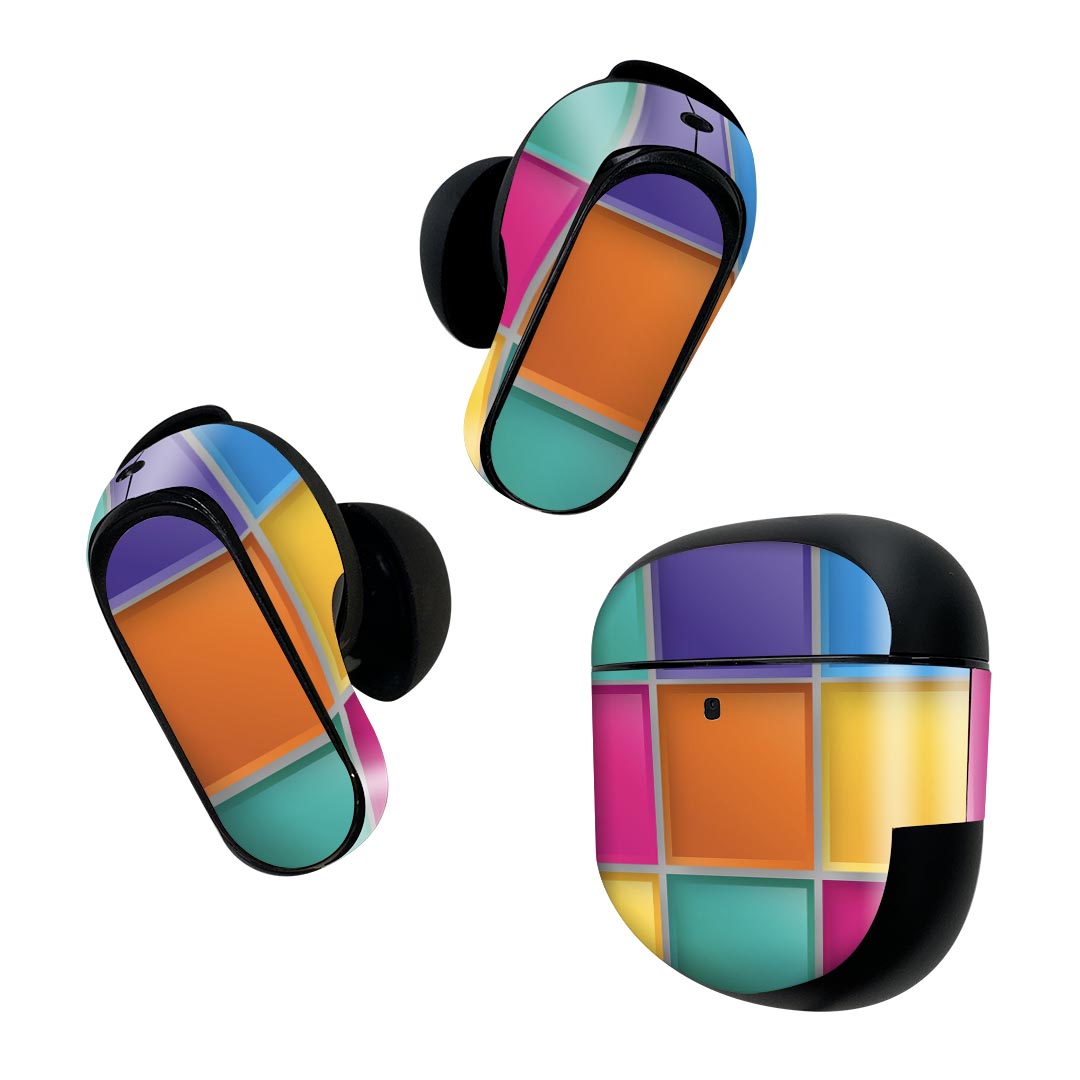 製品名 Bose QuietComfort Earbuds II 専用デザインスキンシール セット内容 Bose QuietComfort Earbuds II 専用シール　イヤホン（左右）3枚、充電ケース用シール 1枚AirPods第3世...