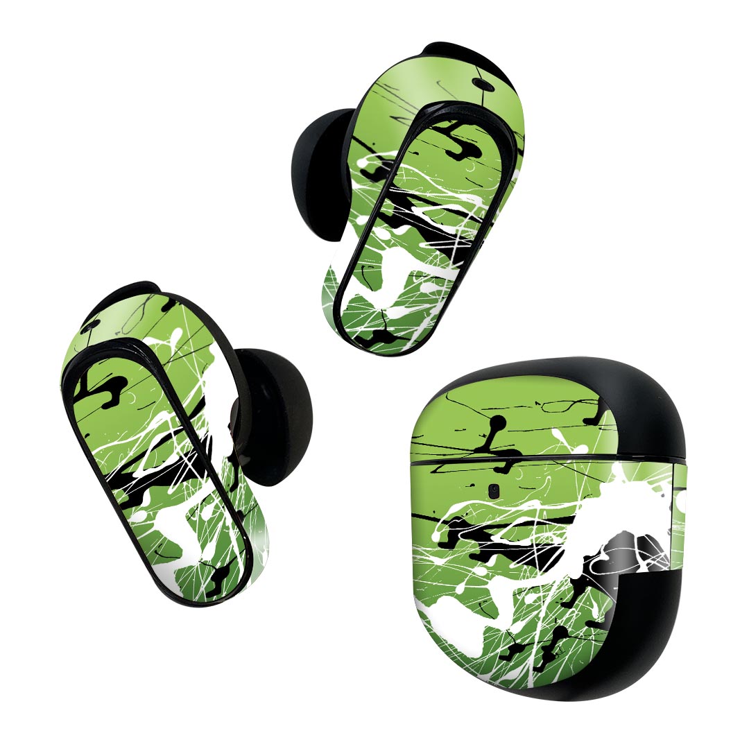 製品名 Bose QuietComfort Earbuds II 専用デザインスキンシール セット内容 Bose QuietComfort Earbuds II 専用シール　イヤホン（左右）3枚、充電ケース用シール 1枚AirPods第3世...