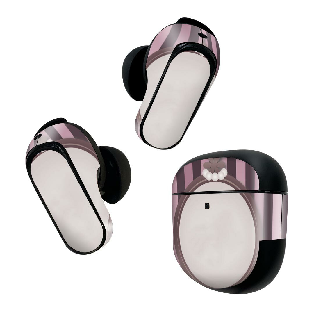 製品名 Bose QuietComfort Earbuds II 専用デザインスキンシール セット内容 Bose QuietComfort Earbuds II 専用シール　イヤホン（左右）3枚、充電ケース用シール 1枚AirPods第3世...