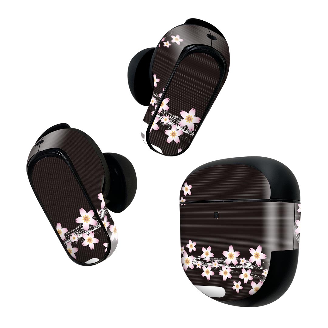 製品名 Bose QuietComfort Earbuds II 専用デザインスキンシール セット内容 Bose QuietComfort Earbuds II 専用シール　イヤホン（左右）3枚、充電ケース用シール 1枚AirPods第3世...