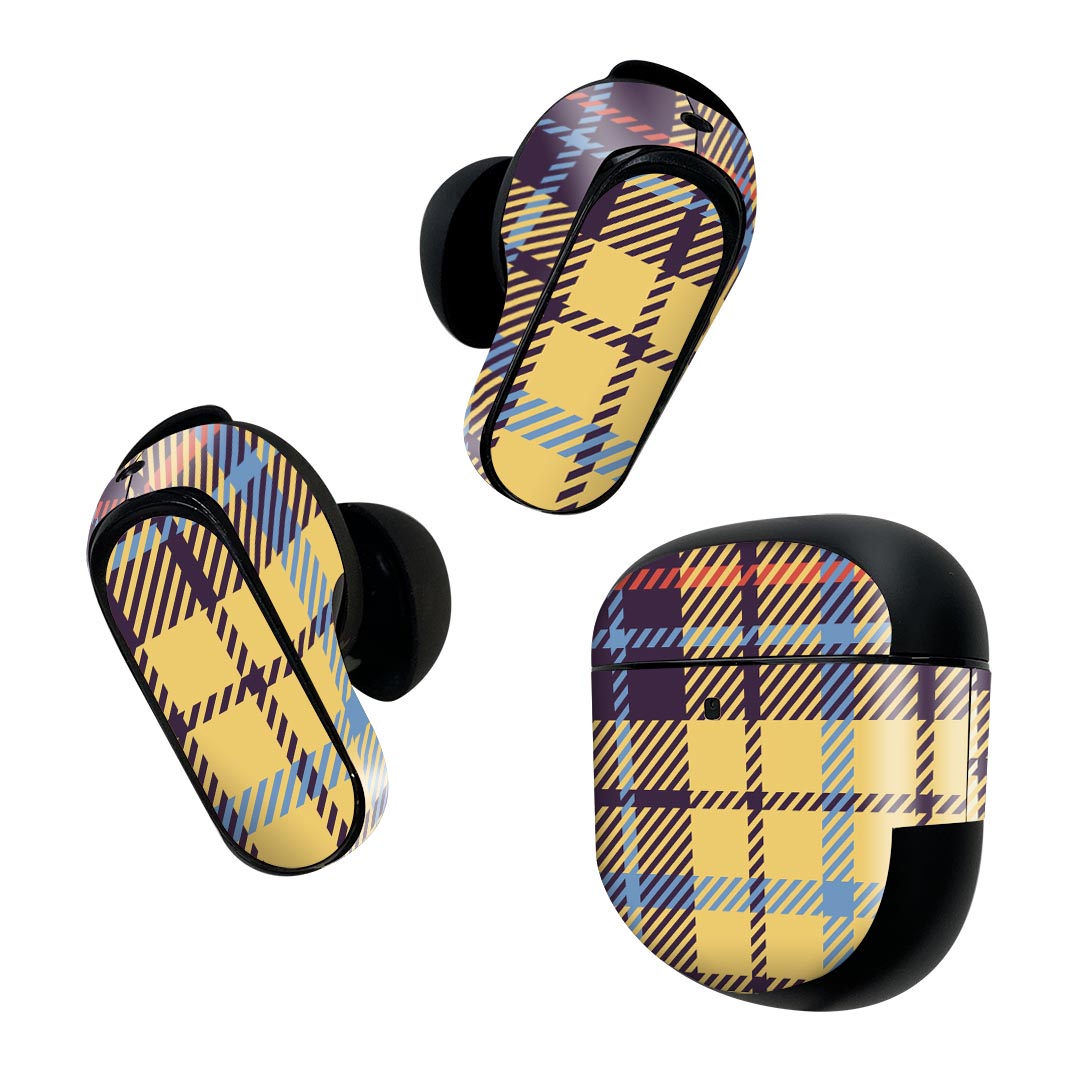 製品名 Bose QuietComfort Earbuds II 専用デザインスキンシール セット内容 Bose QuietComfort Earbuds II 専用シール　イヤホン（左右）3枚、充電ケース用シール 1枚AirPods第3世...