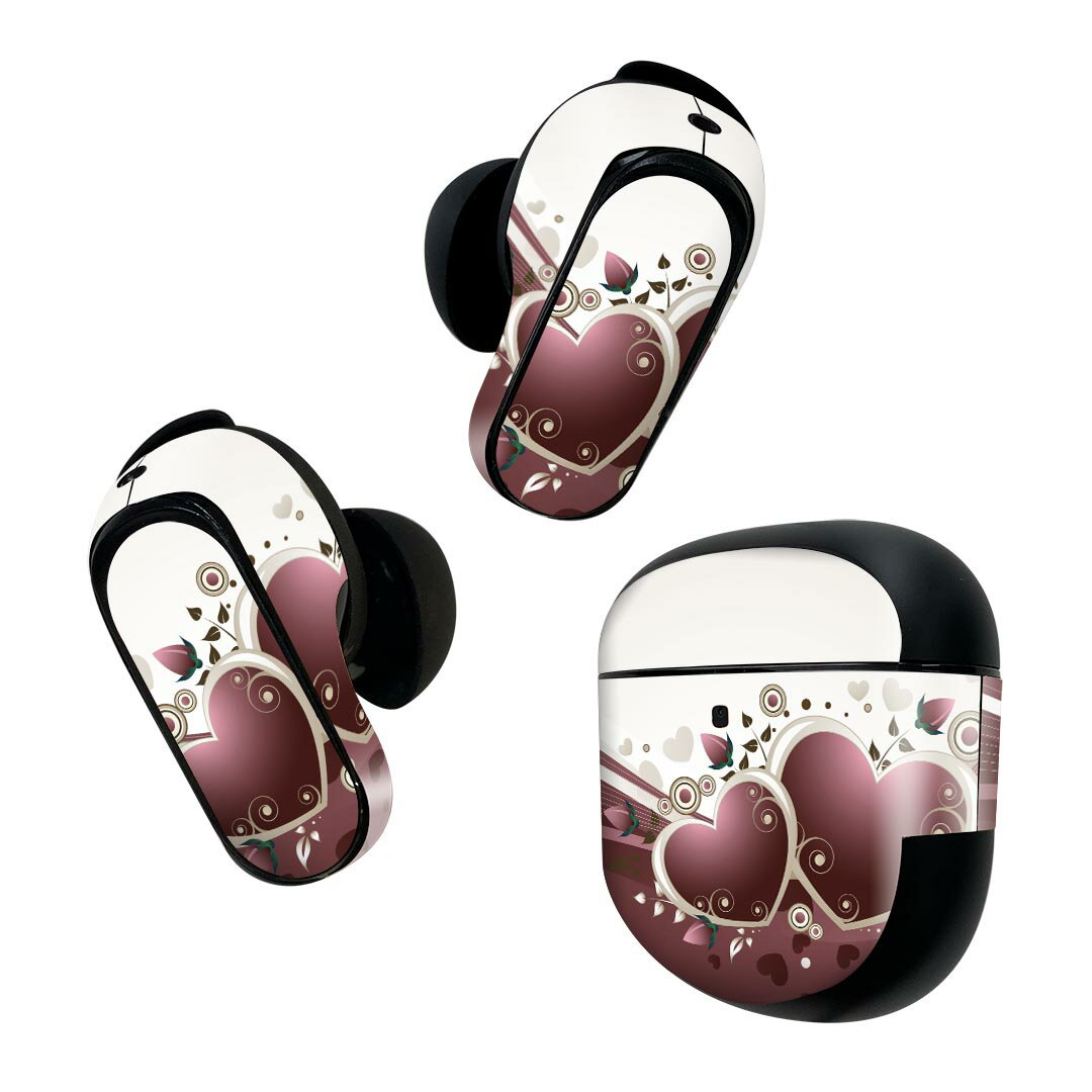 製品名 Bose QuietComfort Earbuds II 専用デザインスキンシール セット内容 Bose QuietComfort Earbuds II 専用シール　イヤホン（左右）3枚、充電ケース用シール 1枚AirPods第3世...