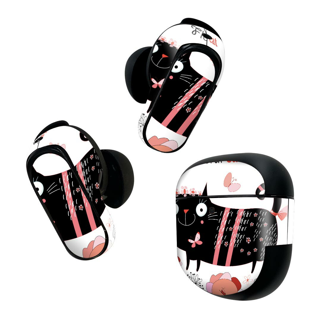 製品名 Bose QuietComfort Earbuds II 専用デザインスキンシール セット内容 Bose QuietComfort Earbuds II 専用シール　イヤホン（左右）3枚、充電ケース用シール 1枚AirPods第3世...