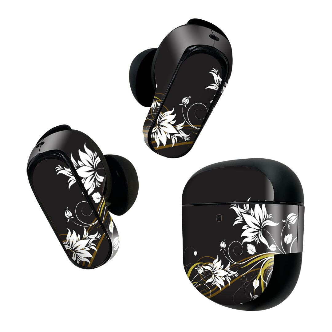 製品名 Bose QuietComfort Earbuds II 専用デザインスキンシール セット内容 Bose QuietComfort Earbuds II 専用シール　イヤホン（左右）3枚、充電ケース用シール 1枚AirPods第3世...