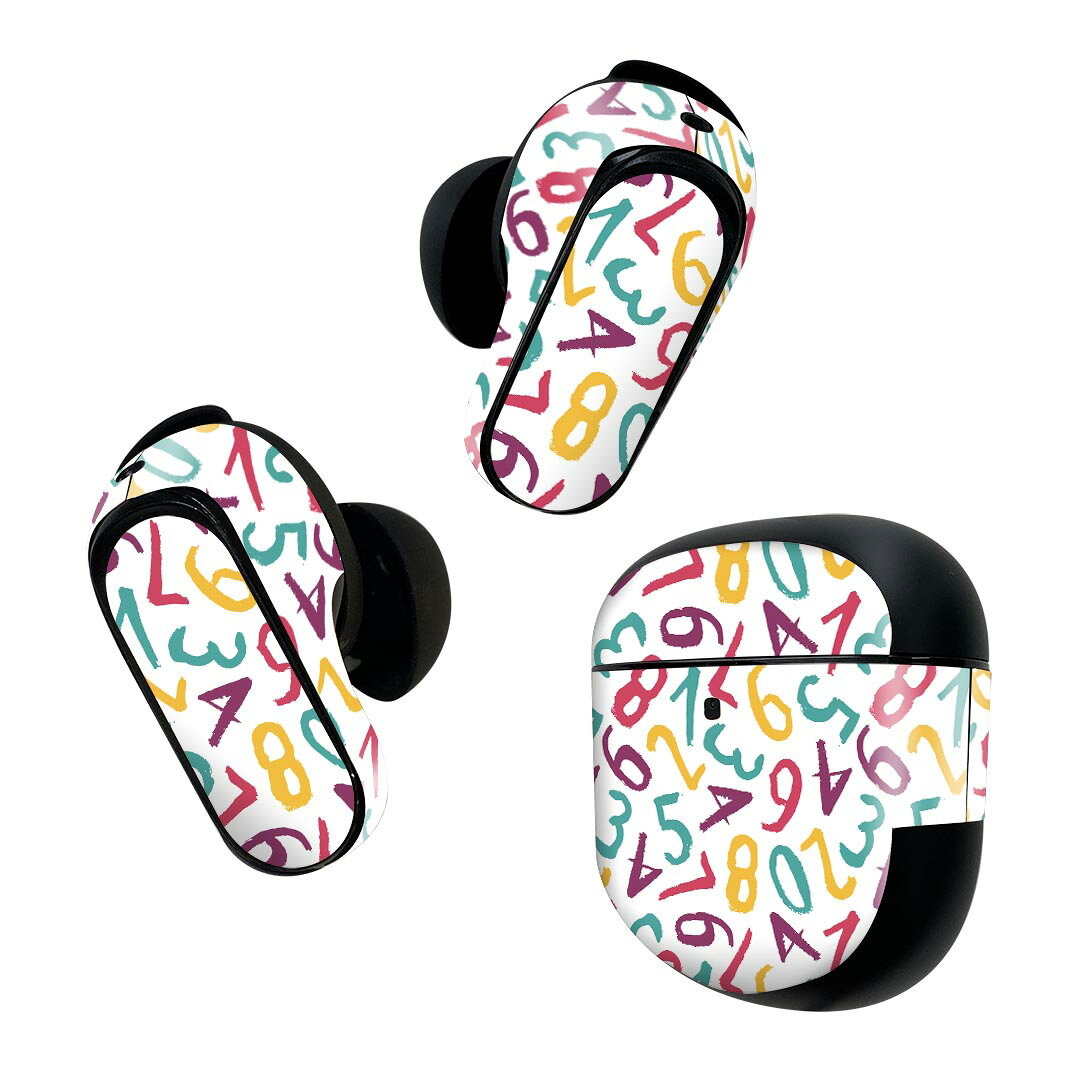 製品名 Bose QuietComfort Earbuds II 専用デザインスキンシール セット内容 Bose QuietComfort Earbuds II 専用シール　イヤホン（左右）3枚、充電ケース用シール 1枚AirPods第3世...