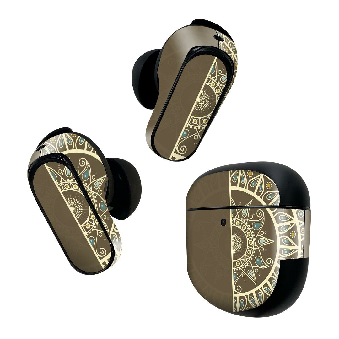 製品名 Bose QuietComfort Earbuds II 専用デザインスキンシール セット内容 Bose QuietComfort Earbuds II 専用シール　イヤホン（左右）3枚、充電ケース用シール 1枚AirPods第3世...