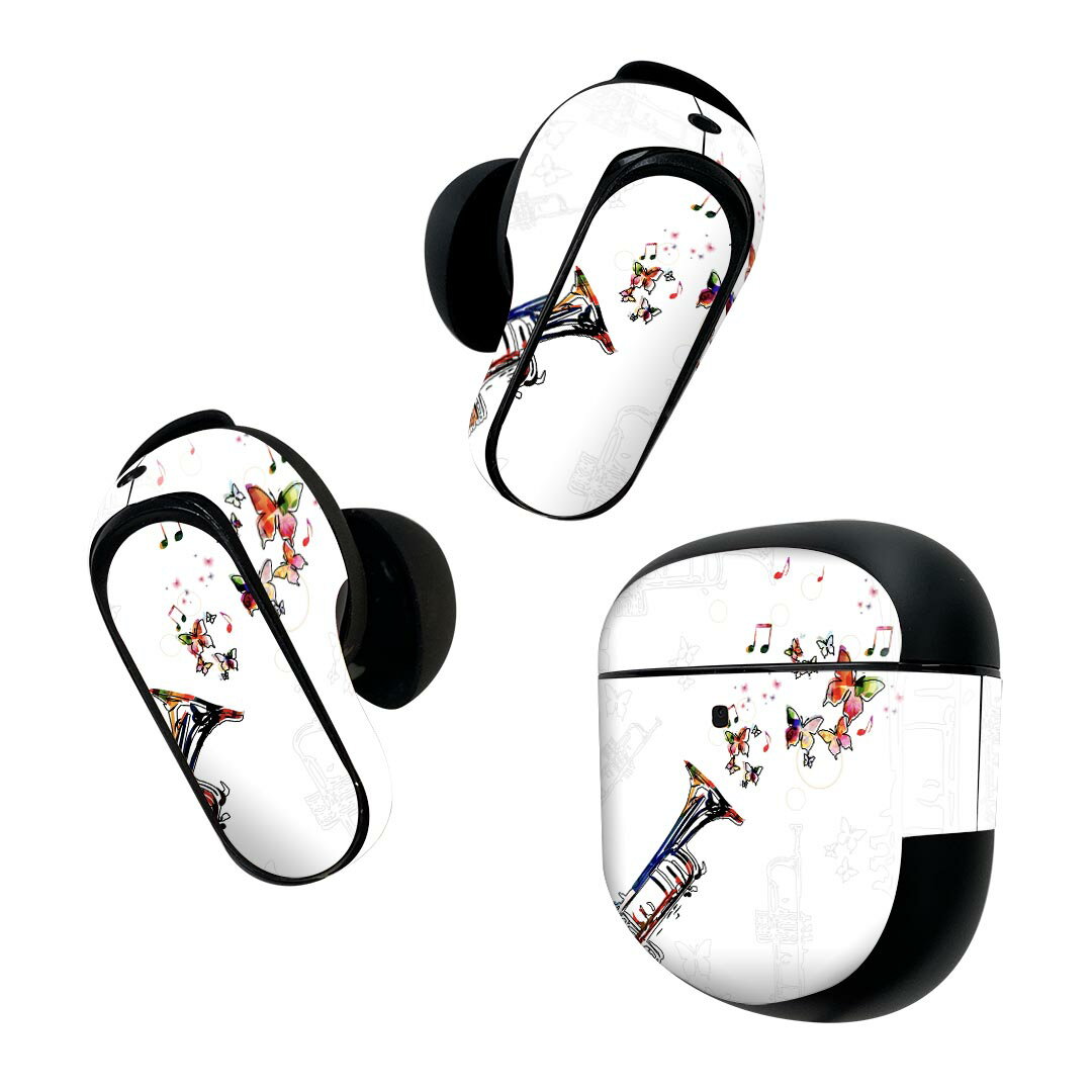 製品名 Bose QuietComfort Earbuds II 専用デザインスキンシール セット内容 Bose QuietComfort Earbuds II 専用シール　イヤホン（左右）3枚、充電ケース用シール 1枚AirPods第3世...