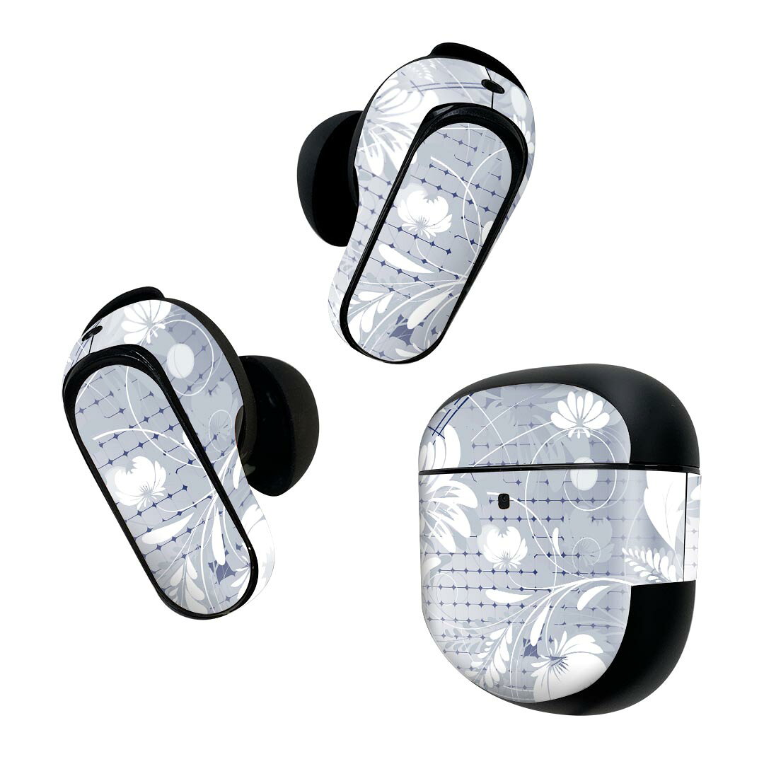 製品名 Bose QuietComfort Earbuds II 専用デザインスキンシール セット内容 Bose QuietComfort Earbuds II 専用シール　イヤホン（左右）3枚、充電ケース用シール 1枚AirPods第3世...