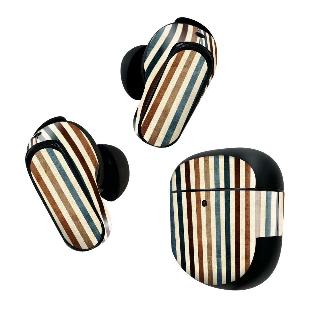 製品名 Bose QuietComfort Earbuds II 専用デザインスキンシール セット内容 Bose QuietComfort Earbuds II 専用シール　イヤホン（左右）3枚、充電ケース用シール 1枚AirPods第3世...