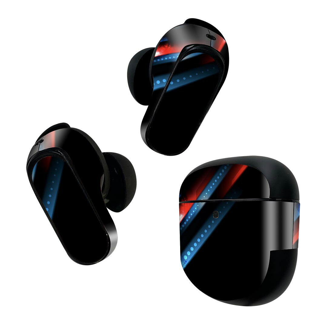 製品名 Bose QuietComfort Earbuds II 専用デザインスキンシール セット内容 Bose QuietComfort Earbuds II 専用シール　イヤホン（左右）3枚、充電ケース用シール 1枚AirPods第3世...