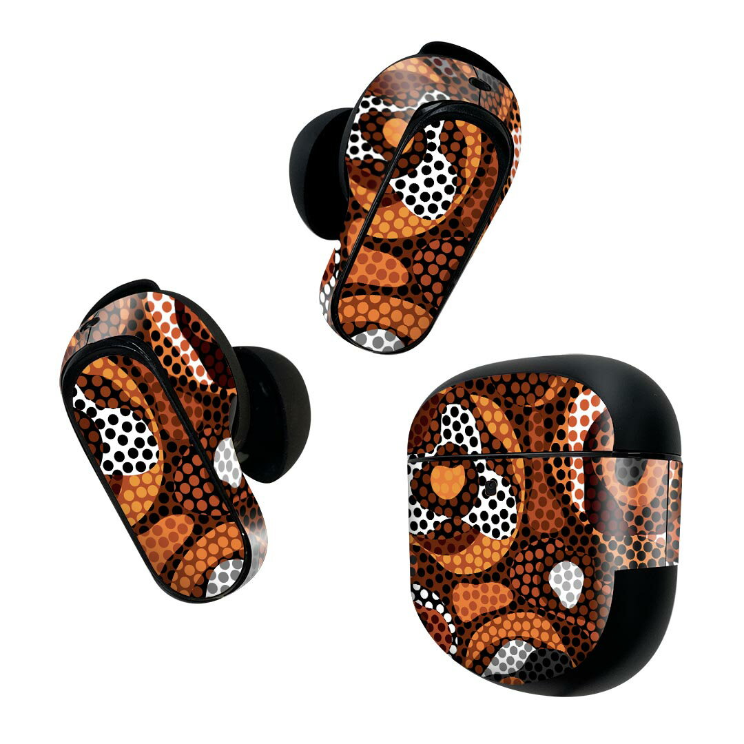 製品名 Bose QuietComfort Earbuds II 専用デザインスキンシール セット内容 Bose QuietComfort Earbuds II 専用シール　イヤホン（左右）3枚、充電ケース用シール 1枚AirPods第3世...