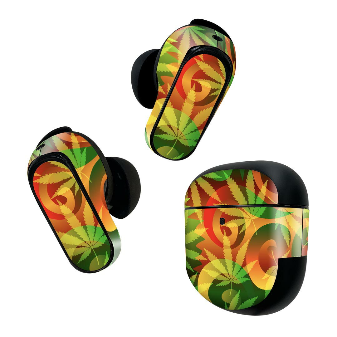 製品名 Bose QuietComfort Earbuds II 専用デザインスキンシール セット内容 Bose QuietComfort Earbuds II 専用シール　イヤホン（左右）3枚、充電ケース用シール 1枚AirPods第3世...