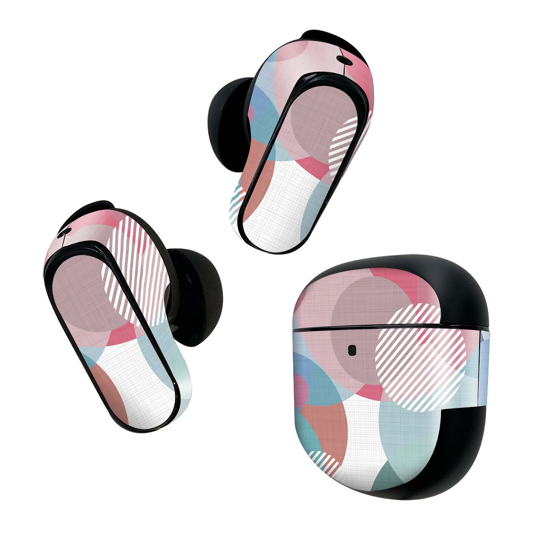 製品名 Bose QuietComfort Earbuds II 専用デザインスキンシール セット内容 Bose QuietComfort Earbuds II 専用シール　イヤホン（左右）3枚、充電ケース用シール 1枚AirPods第3世...