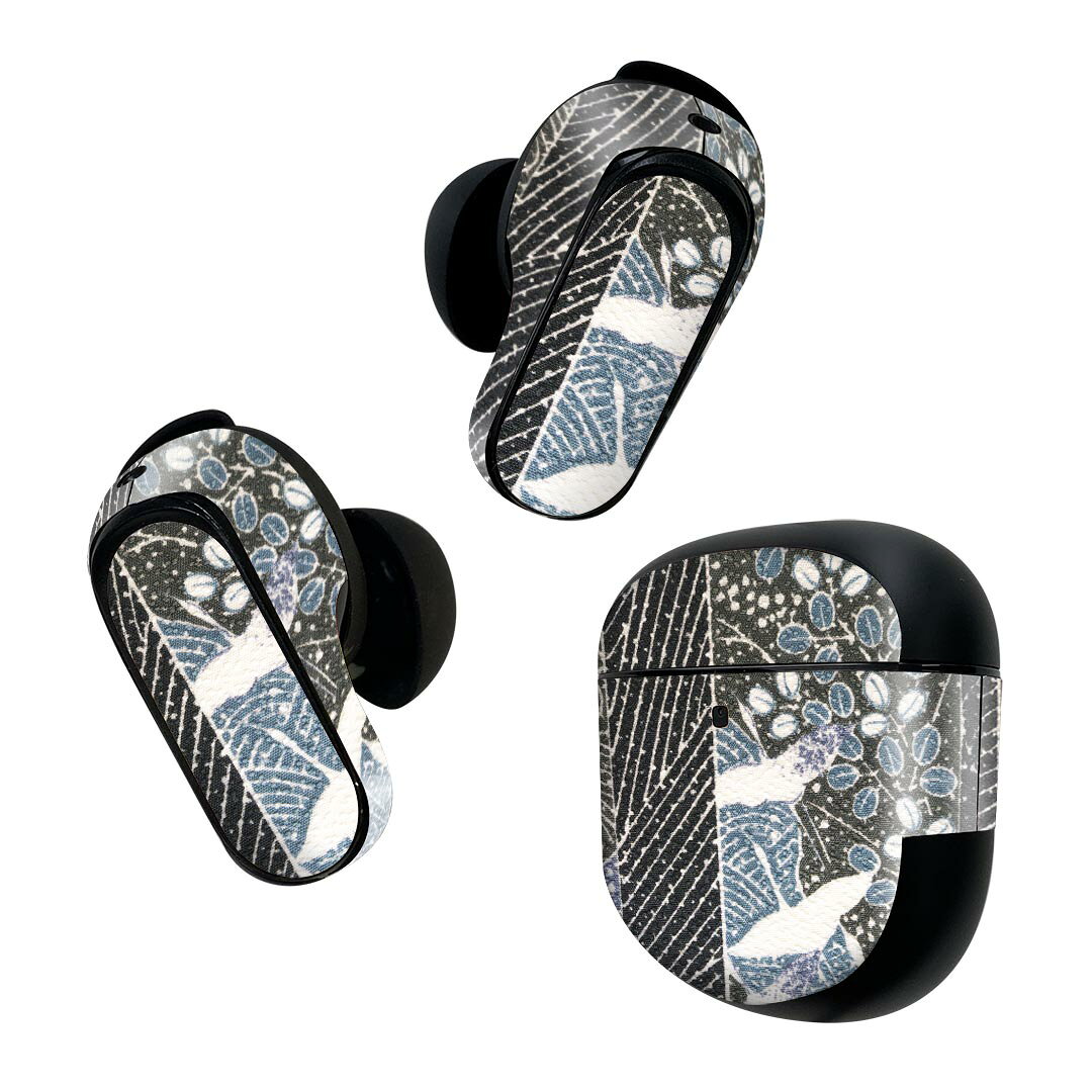 製品名 Bose QuietComfort Earbuds II 専用デザインスキンシール セット内容 Bose QuietComfort Earbuds II 専用シール　イヤホン（左右）3枚、充電ケース用シール 1枚AirPods第3世...