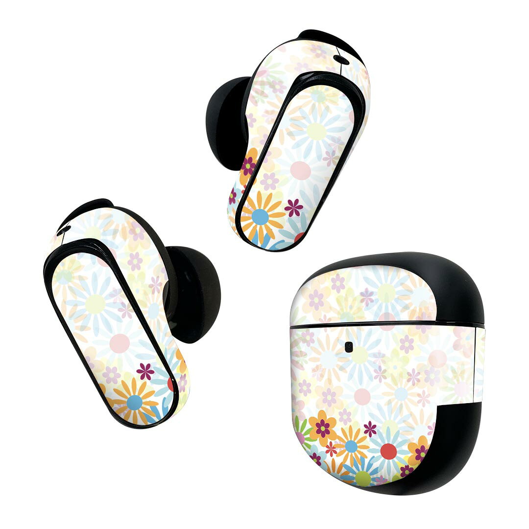 製品名 Bose QuietComfort Earbuds II 専用デザインスキンシール セット内容 Bose QuietComfort Earbuds II 専用シール　イヤホン（左右）3枚、充電ケース用シール 1枚AirPods第3世...