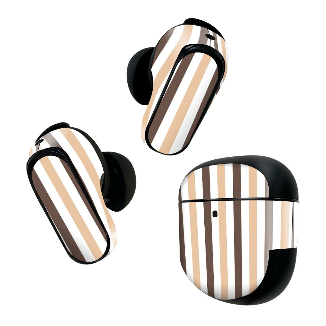 製品名 Bose QuietComfort Earbuds II 専用デザインスキンシール セット内容 Bose QuietComfort Earbuds II 専用シール　イヤホン（左右）3枚、充電ケース用シール 1枚AirPods第3世...