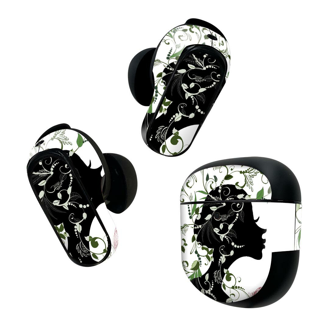 製品名 Bose QuietComfort Earbuds II 専用デザインスキンシール セット内容 Bose QuietComfort Earbuds II 専用シール　イヤホン（左右）3枚、充電ケース用シール 1枚AirPods第3世...