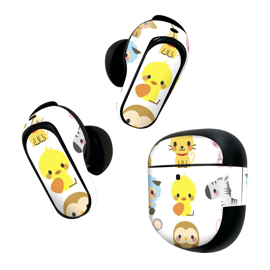 製品名 Bose QuietComfort Earbuds II 専用デザインスキンシール セット内容 Bose QuietComfort Earbuds II 専用シール　イヤホン（左右）3枚、充電ケース用シール 1枚AirPods第3世...