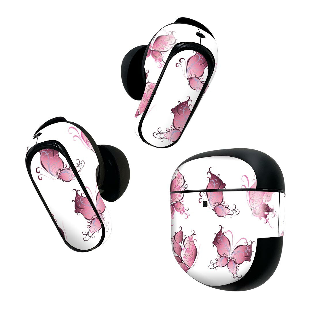 製品名 Bose QuietComfort Earbuds II 専用デザインスキンシール セット内容 Bose QuietComfort Earbuds II 専用シール　イヤホン（左右）3枚、充電ケース用シール 1枚AirPods第3世...