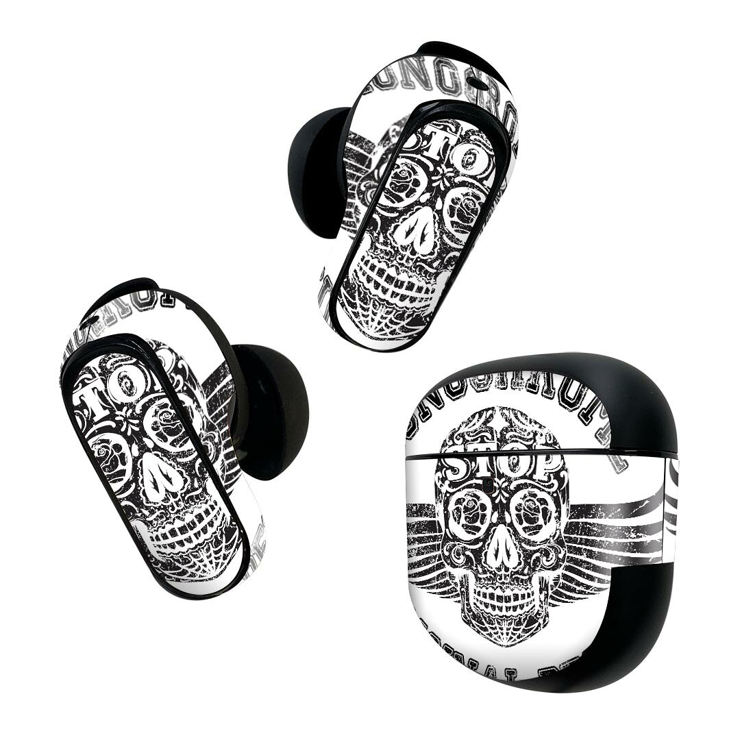 製品名 Bose QuietComfort Earbuds II 専用デザインスキンシール セット内容 Bose QuietComfort Earbuds II 専用シール　イヤホン（左右）3枚、充電ケース用シール 1枚AirPods第3世...