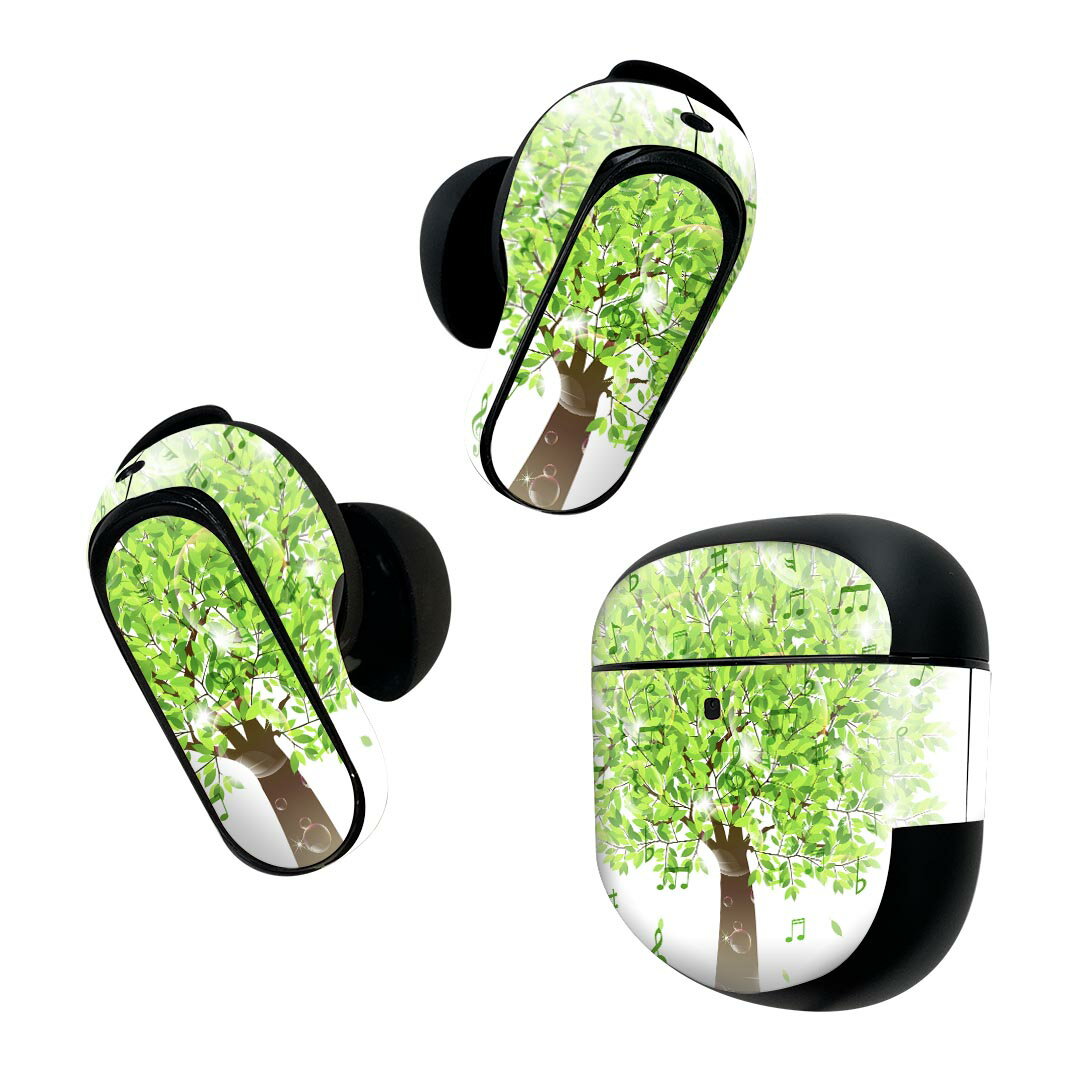 製品名 Bose QuietComfort Earbuds II 専用デザインスキンシール セット内容 Bose QuietComfort Earbuds II 専用シール　イヤホン（左右）3枚、充電ケース用シール 1枚AirPods第3世...