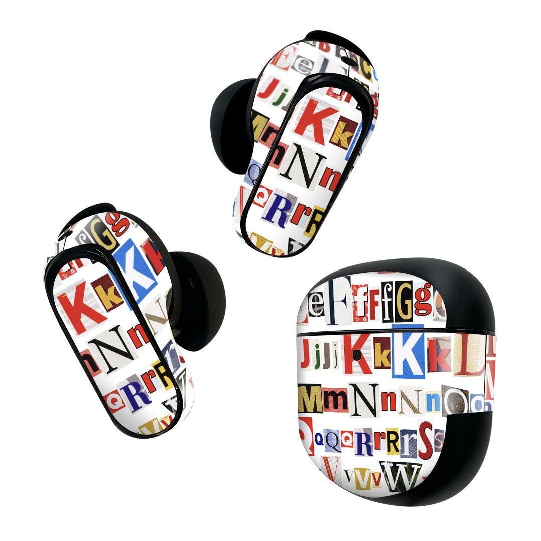 製品名 Bose QuietComfort Earbuds II 専用デザインスキンシール セット内容 Bose QuietComfort Earbuds II 専用シール　イヤホン（左右）3枚、充電ケース用シール 1枚AirPods第3世...