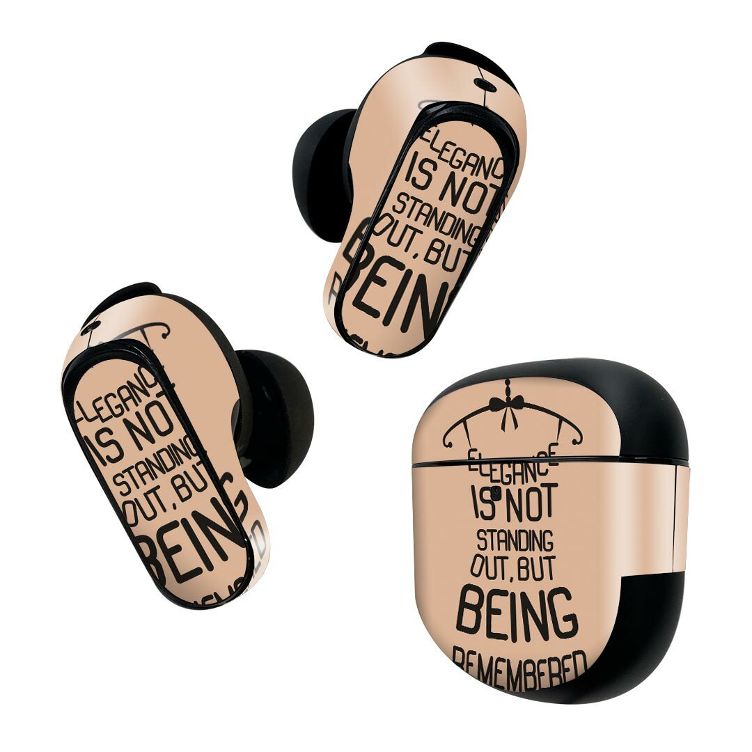 製品名 Bose QuietComfort Earbuds II 専用デザインスキンシール セット内容 Bose QuietComfort Earbuds II 専用シール　イヤホン（左右）3枚、充電ケース用シール 1枚AirPods第3世...