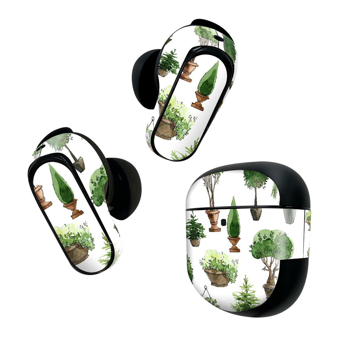 製品名 Bose QuietComfort Earbuds II 専用デザインスキンシール セット内容 Bose QuietComfort Earbuds II 専用シール　イヤホン（左右）3枚、充電ケース用シール 1枚AirPods第3世...