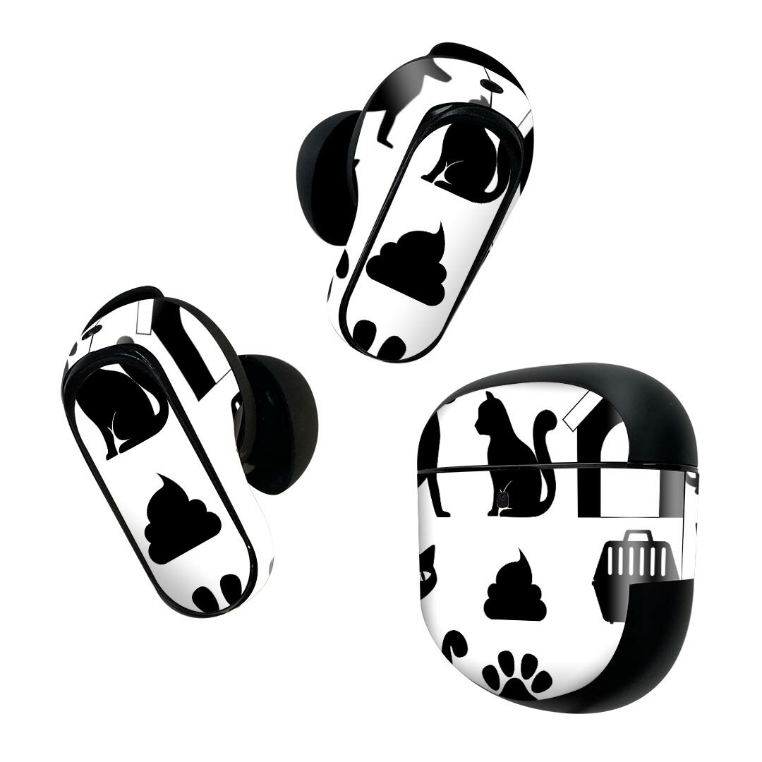 製品名 Bose QuietComfort Earbuds II 専用デザインスキンシール セット内容 Bose QuietComfort Earbuds II 専用シール　イヤホン（左右）3枚、充電ケース用シール 1枚AirPods第3世...