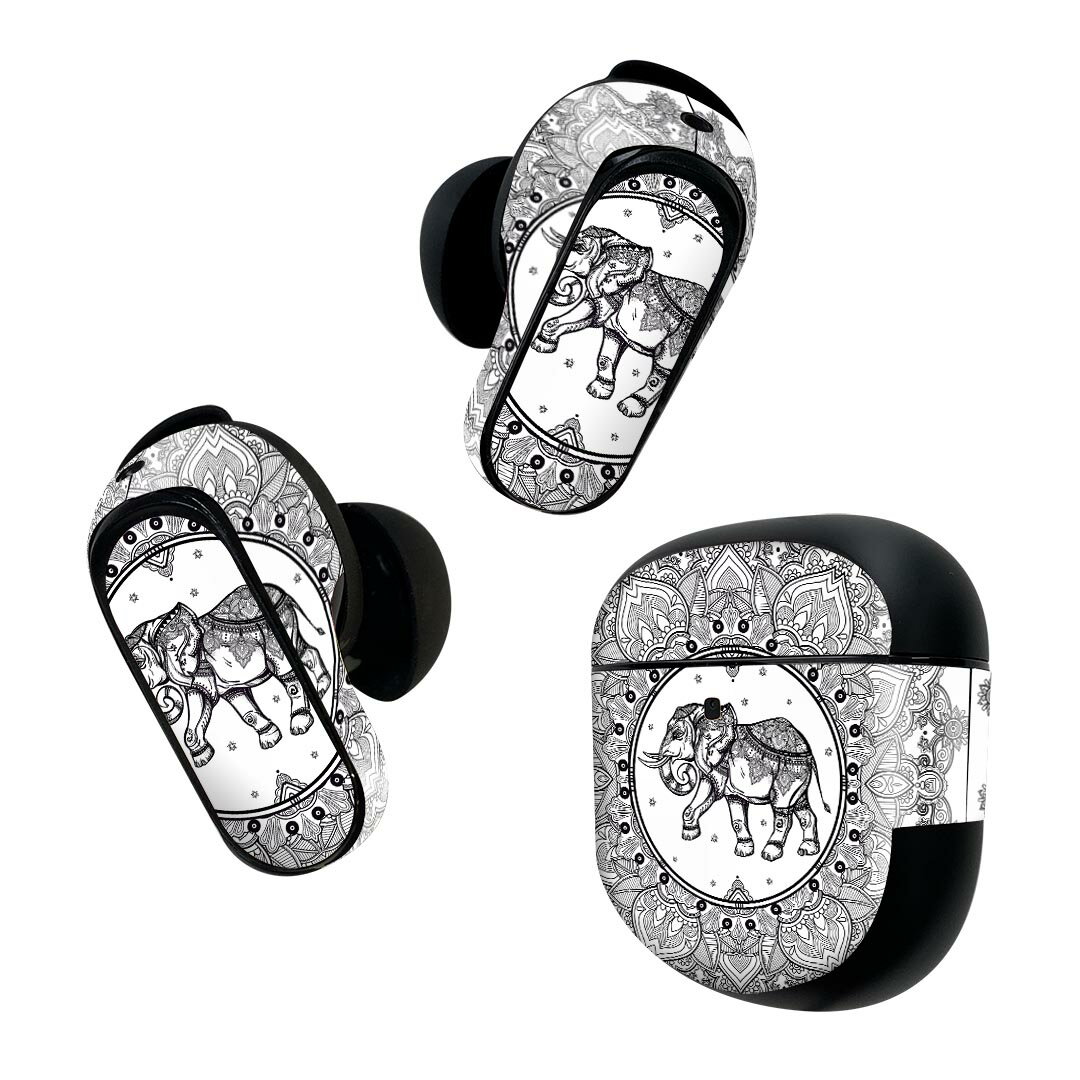 製品名 Bose QuietComfort Earbuds II 専用デザインスキンシール セット内容 Bose QuietComfort Earbuds II 専用シール　イヤホン（左右）3枚、充電ケース用シール 1枚AirPods第3世...