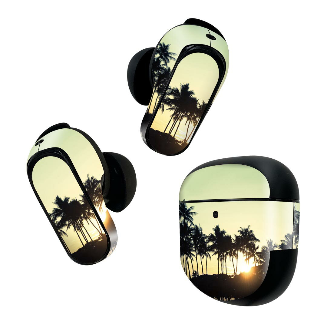 製品名 Bose QuietComfort Earbuds II 専用デザインスキンシール セット内容 Bose QuietComfort Earbuds II 専用シール　イヤホン（左右）3枚、充電ケース用シール 1枚AirPods第3世...