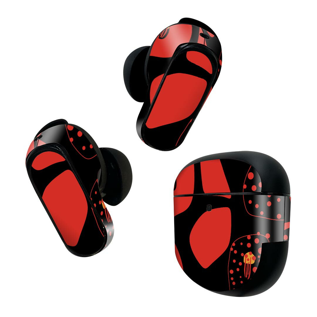 製品名 Bose QuietComfort Earbuds II 専用デザインスキンシール セット内容 Bose QuietComfort Earbuds II 専用シール　イヤホン（左右）3枚、充電ケース用シール 1枚AirPods第3世...