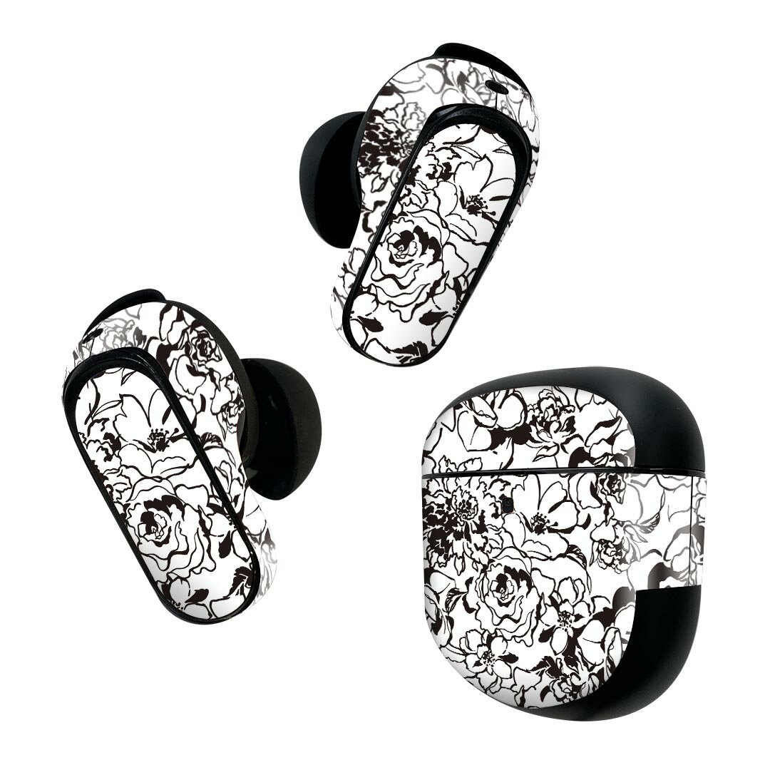 製品名 Bose QuietComfort Earbuds II 専用デザインスキンシール セット内容 Bose QuietComfort Earbuds II 専用シール　イヤホン（左右）3枚、充電ケース用シール 1枚AirPods第3世...