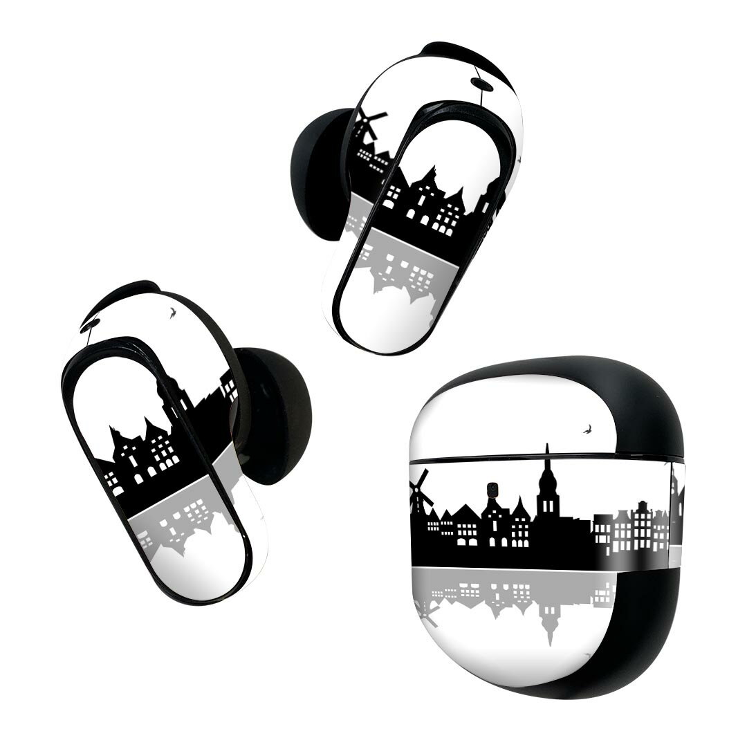 製品名 Bose QuietComfort Earbuds II 専用デザインスキンシール セット内容 Bose QuietComfort Earbuds II 専用シール　イヤホン（左右）3枚、充電ケース用シール 1枚AirPods第3世...