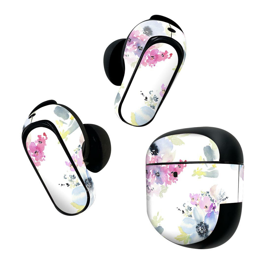 製品名 Bose QuietComfort Earbuds II 専用デザインスキンシール セット内容 Bose QuietComfort Earbuds II 専用シール　イヤホン（左右）3枚、充電ケース用シール 1枚AirPods第3世...