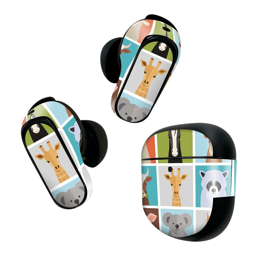 製品名 Bose QuietComfort Earbuds II 専用デザインスキンシール セット内容 Bose QuietComfort Earbuds II 専用シール　イヤホン（左右）3枚、充電ケース用シール 1枚AirPods第3世...