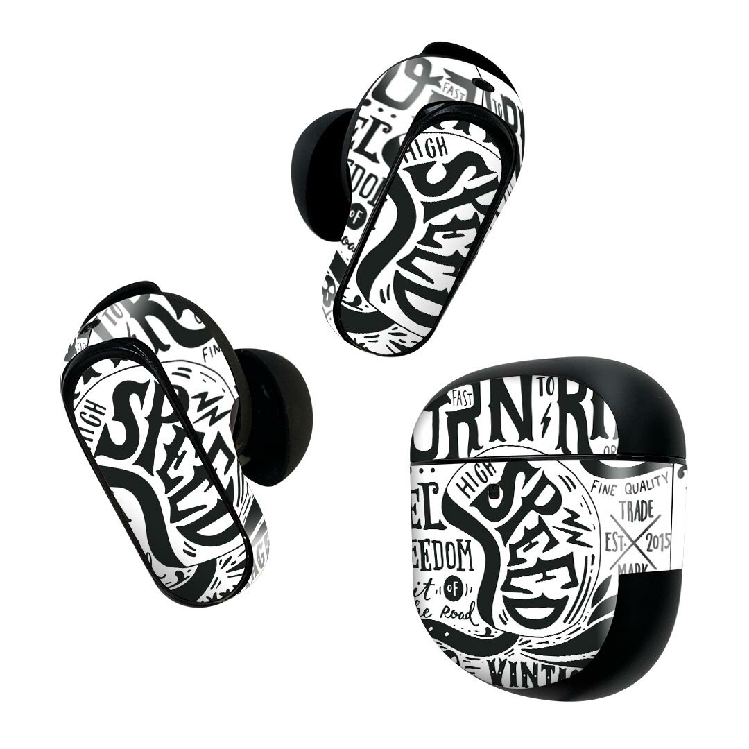 製品名 Bose QuietComfort Earbuds II 専用デザインスキンシール セット内容 Bose QuietComfort Earbuds II 専用シール　イヤホン（左右）3枚、充電ケース用シール 1枚AirPods第3世...