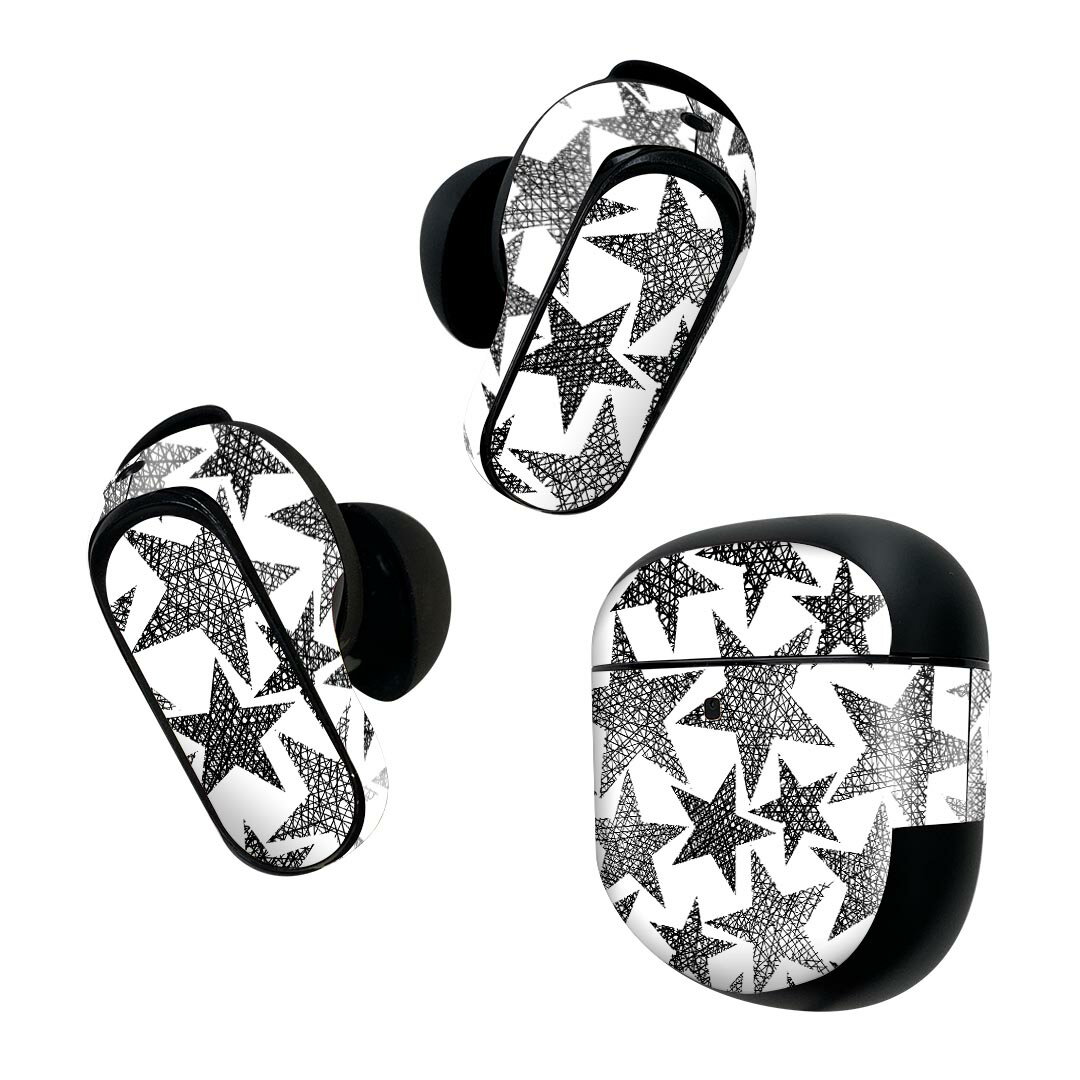 製品名 Bose QuietComfort Earbuds II 専用デザインスキンシール セット内容 Bose QuietComfort Earbuds II 専用シール　イヤホン（左右）3枚、充電ケース用シール 1枚AirPods第3世...