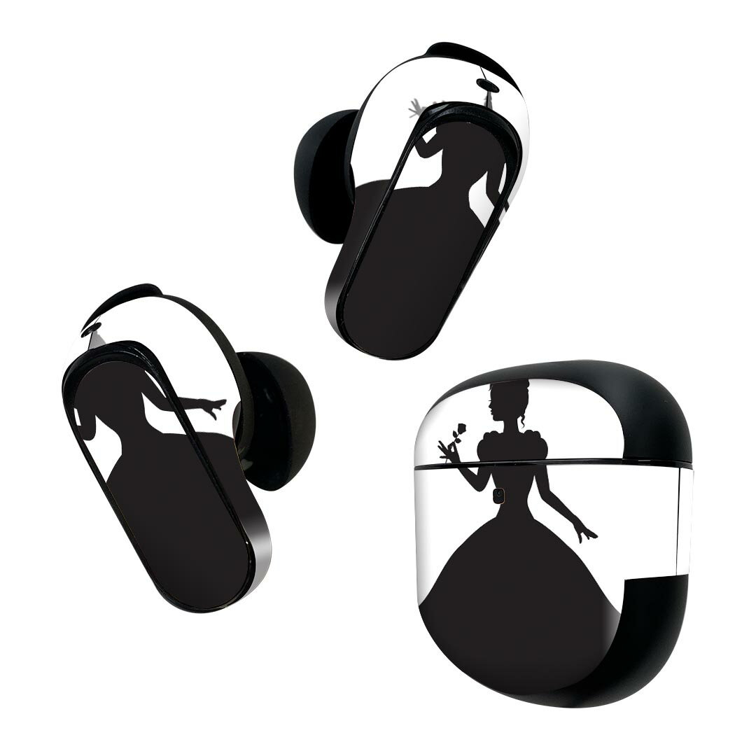 製品名 Bose QuietComfort Earbuds II 専用デザインスキンシール セット内容 Bose QuietComfort Earbuds II 専用シール　イヤホン（左右）3枚、充電ケース用シール 1枚AirPods第3世...